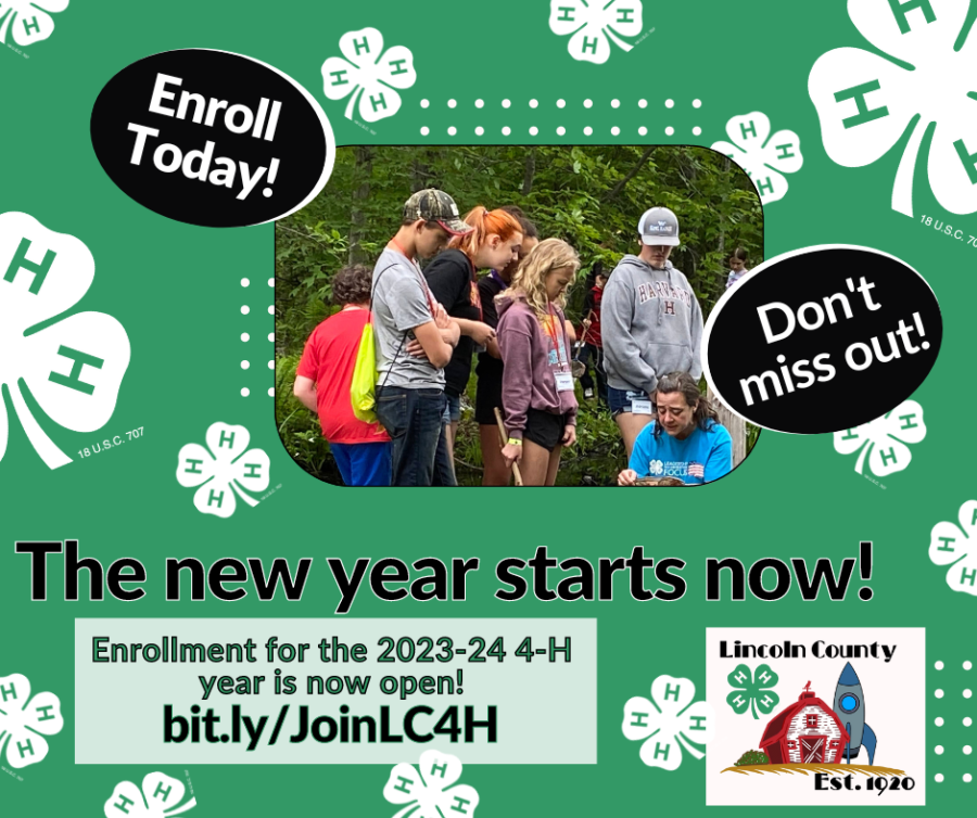 New 4-H Year, Sign Up Today! – Extension Lincoln County