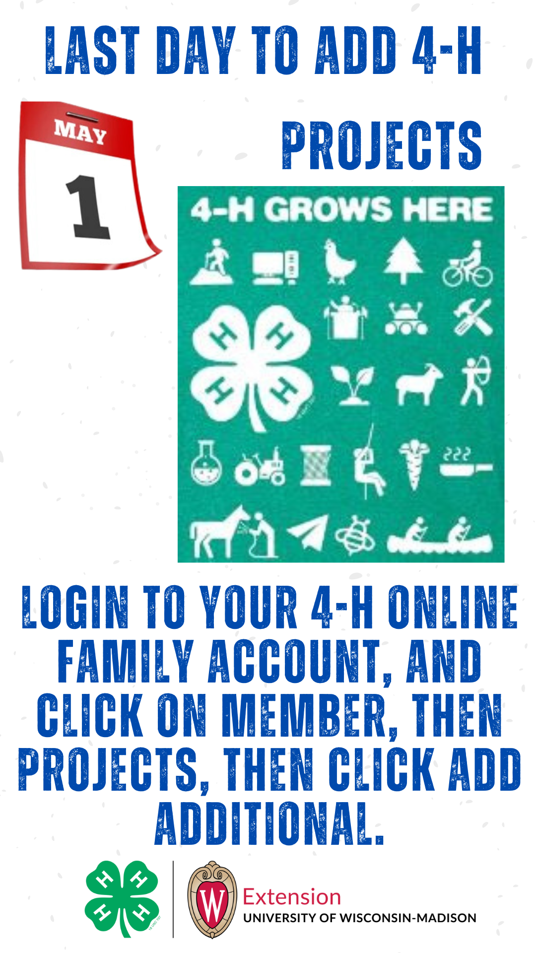 Last Day to Add 4-H Projects and show them at the fair – Extension ...