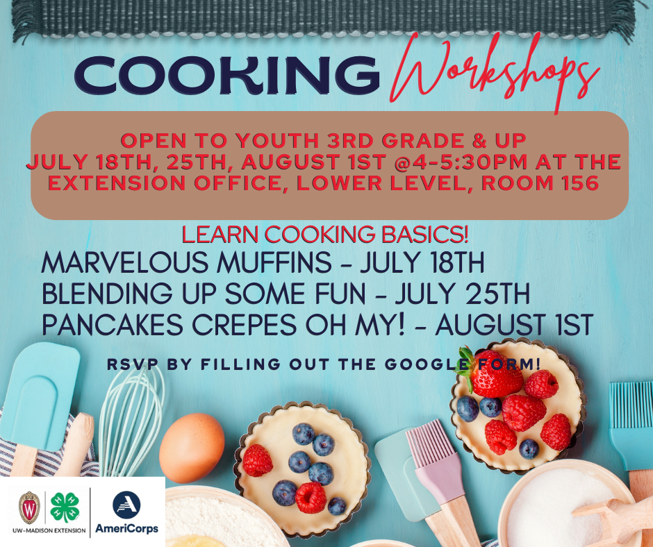 4-H Cooking Workshops – Extension Lincoln County
